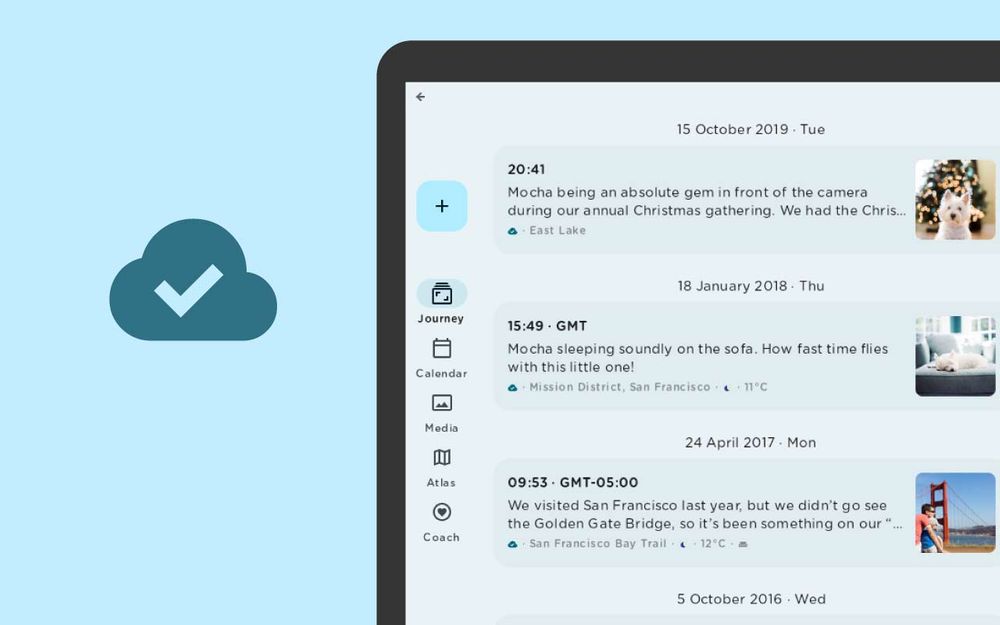 Journey Android August 2023 Updates - Google Drive Sync Status