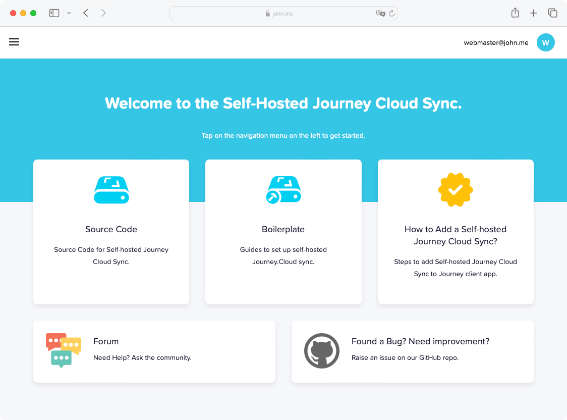 Introducing Self-Hosted Journey Cloud Sync: Manage Your Own Journal Data