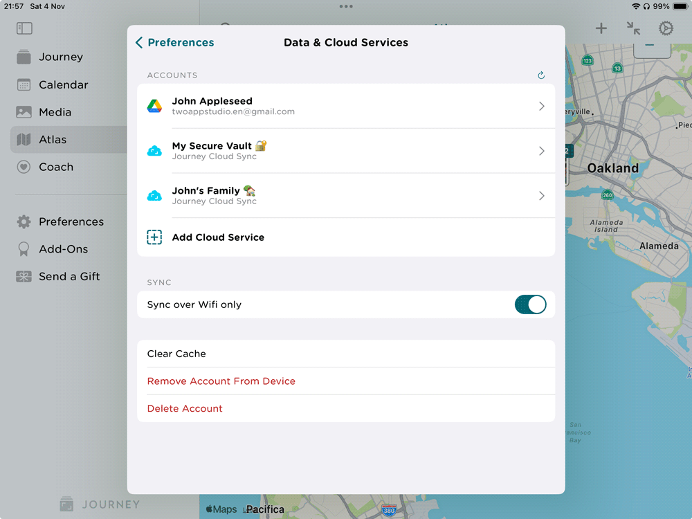 Introducing Journey Cloud Sync on iOS & iPad OS