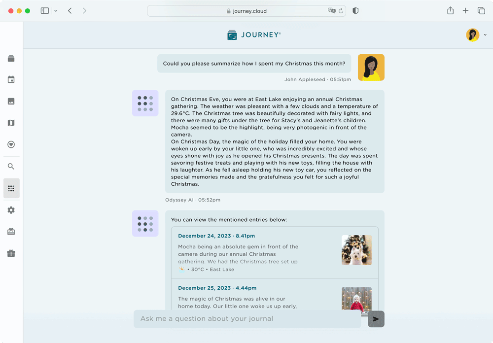 Introducing Journey Odyssey AI: Deepening Your Self-Understanding through GPT Journal-Based ...