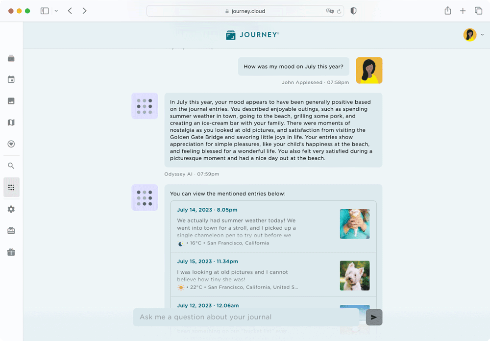 Introducing Journey Odyssey AI: Deepening Your Self-Understanding through GPT Journal-Based ...